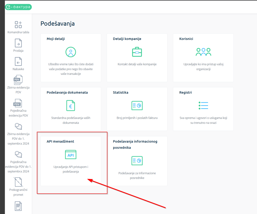 Kako do API ključa za SEF Efakture? - Papiri | Nivatech